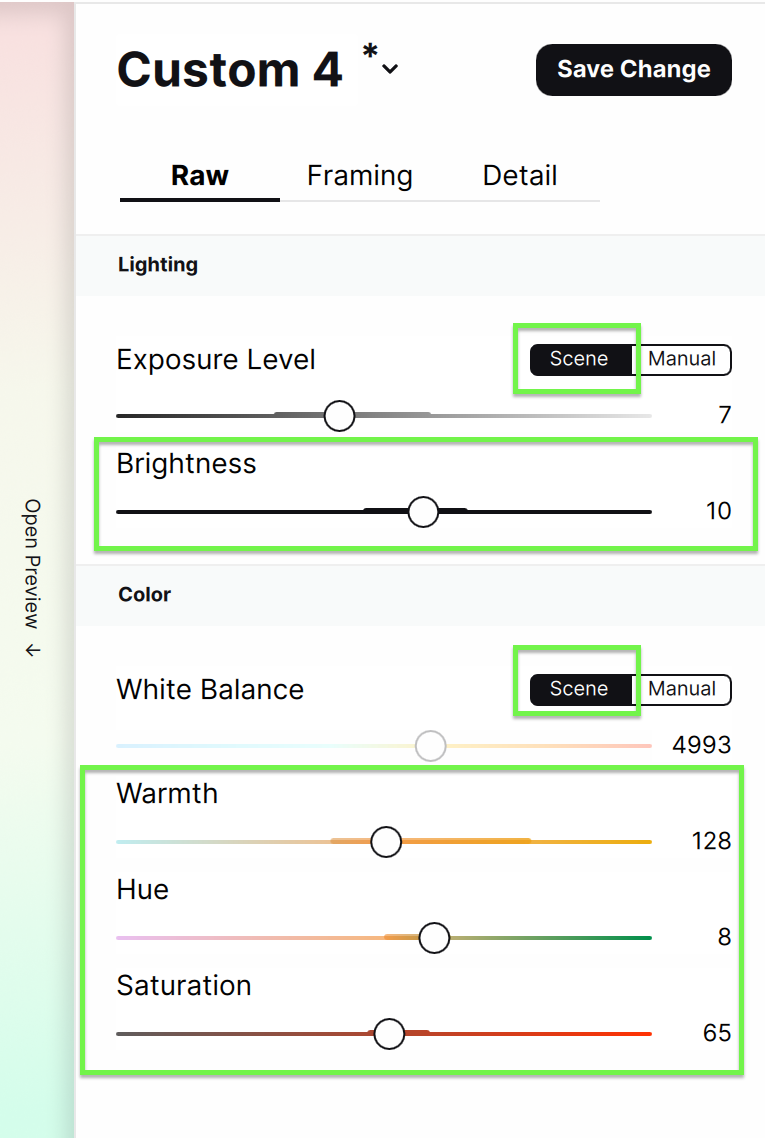 What are some recommended settings on the Lumina Studio App for best ...